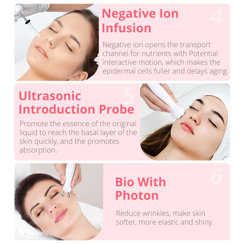 6 In 1 Ultrasound Facial Beauty Machine | Surebeauty
