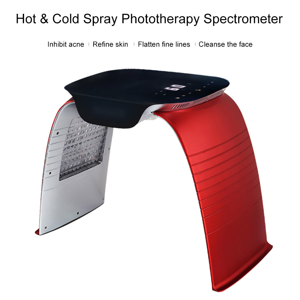 Skin care 7 colors PDT LED Face Care Hot and Cold Spray SPA Anti Aging