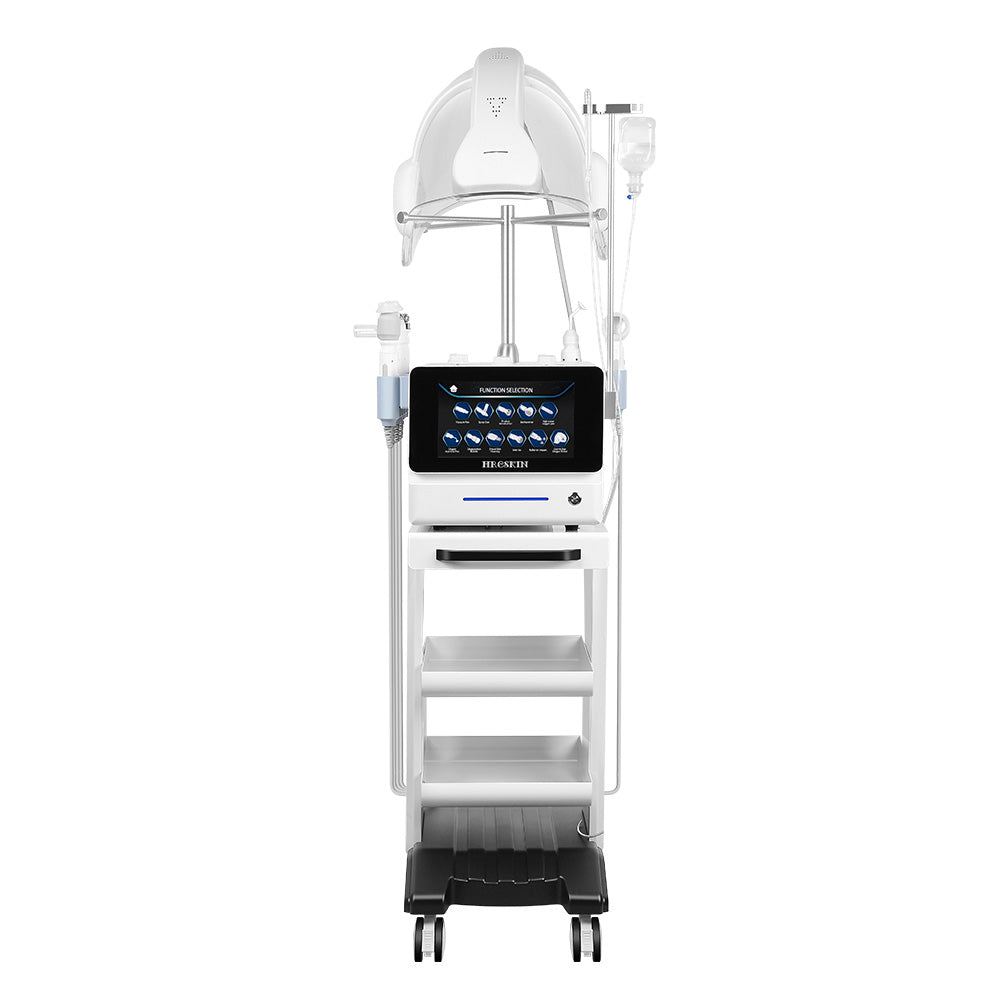 Pro 11in1 Oxygen Facial Mask Machine W/ Hydradermabrasion For Skin Rej