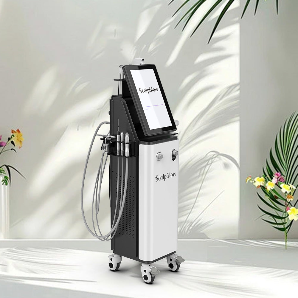 Scalp Glow 8 In 1 Head Spa Bubble Spa Scalp Machine For Cleansing Mois