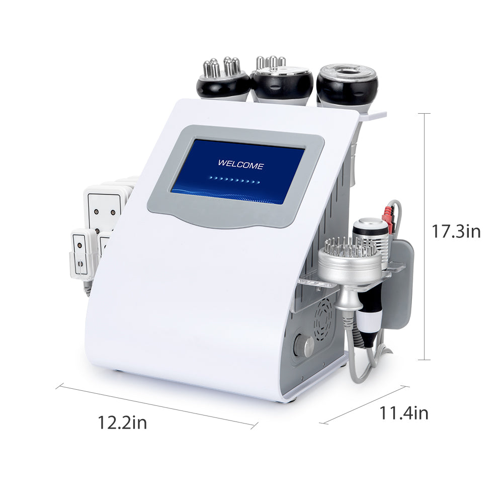 10 In 1 80k Cavitation Machine With RF Vacuum Laser Lipo Pads For Body